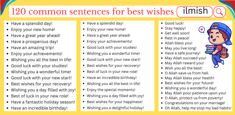 120 Best wishes and Dua Sentences in English with Pictures - ilmish