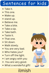 100 Basic Sentences for kids in English for daily life Speaking - ilmish