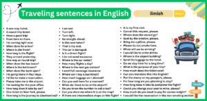 100 Traveling Sentences in English for daily used - ilmish