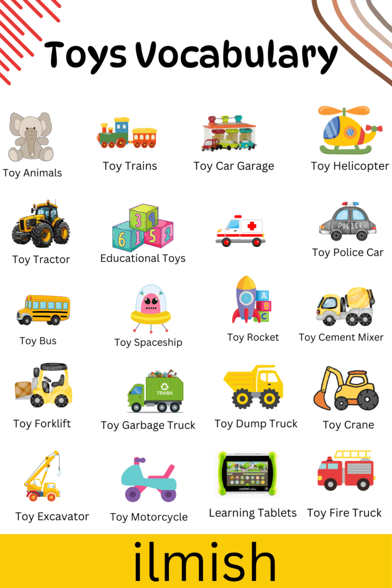Kids Toys Names in English with Their Pictures - ilmish