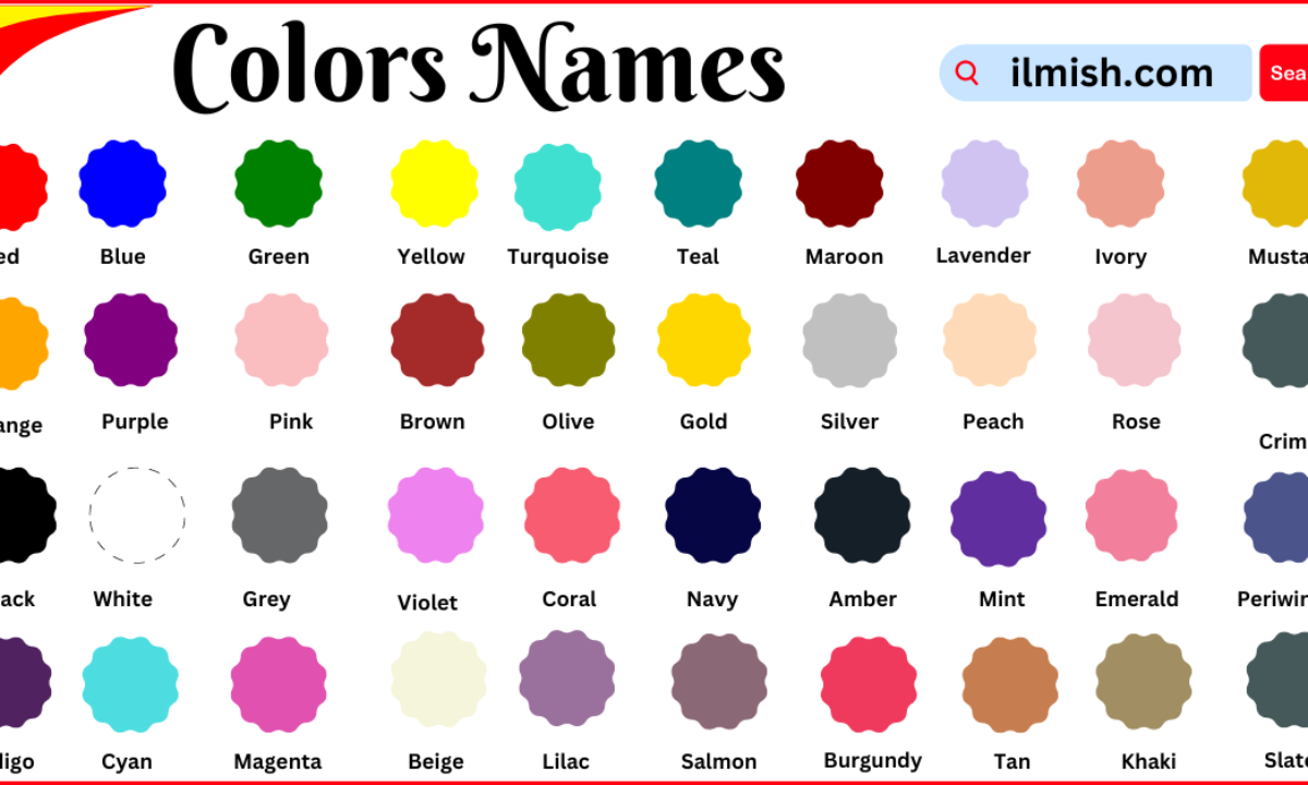 Colors Name Colors In Russian Picture Dictionary