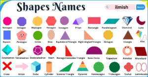 80 Shapes Names in English with Their Pictures - ilmish