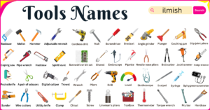 60 Different Types of Tools Names in English with Pictures - ilmish