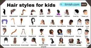 60 Hair Styles Names for Kids in English with Their Pictures - ilmish