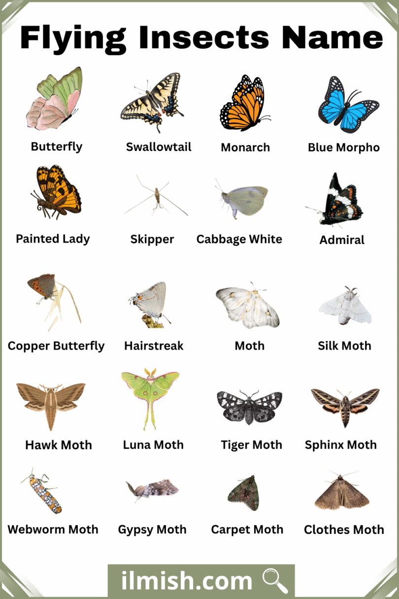 List of Flying Insects Names in English with Images - ilmish