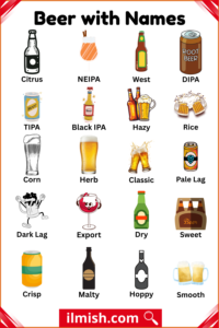 List of Beer with Names and Types in English with Pictures - ilmish